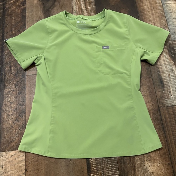 Figs | Tops | Figs Lime Green Womens Scrub Top | Poshmark
